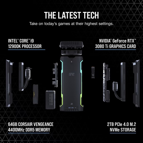 Corsair | Computers, Laptops & Parts | Corsair One I30 Compact Gaming ...